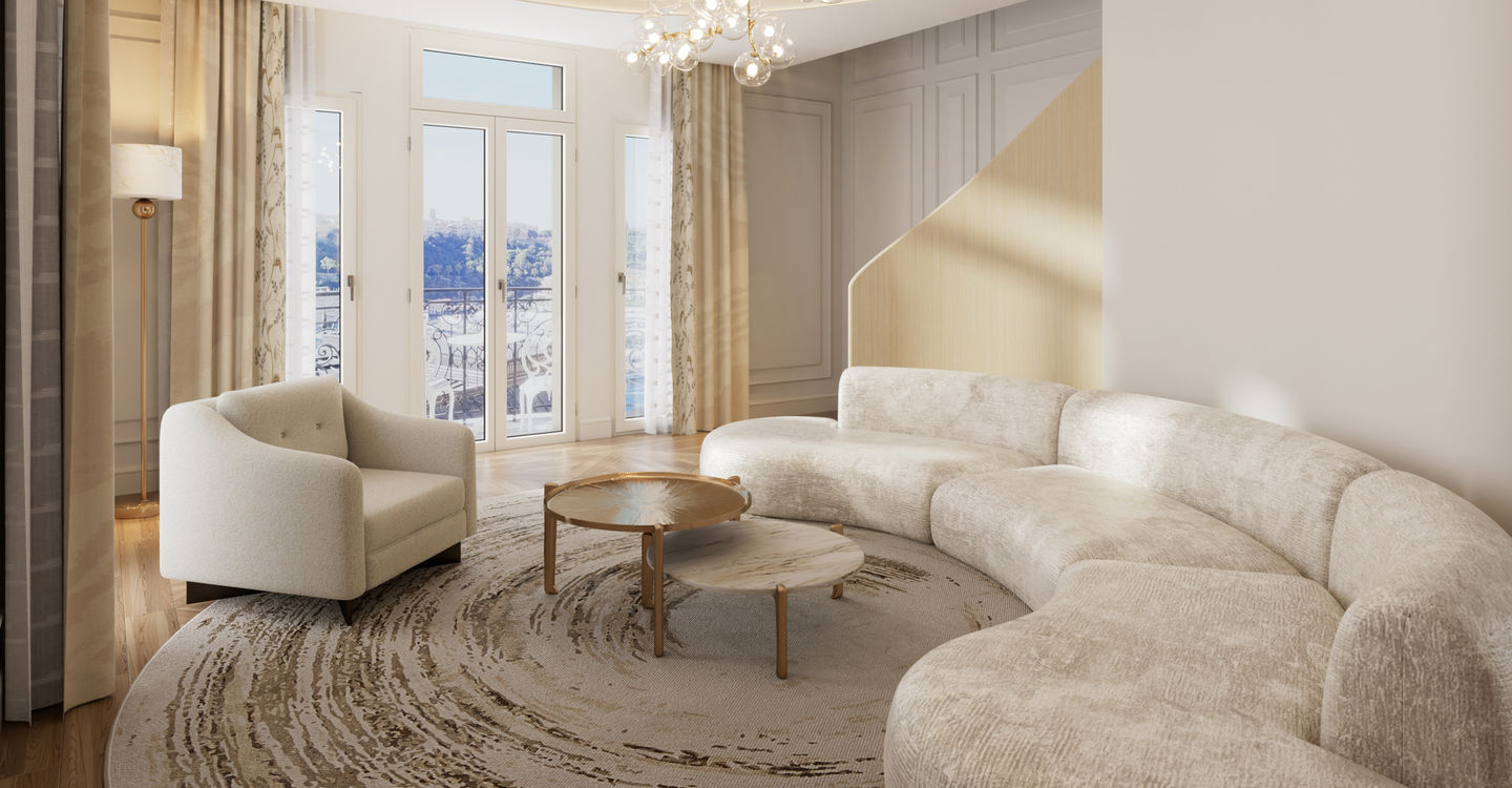 Diamond Suite Duplex mit Jacuzzi - Hermitage Hotel Monte Carlo | Monte Carlo Société des Bains ...